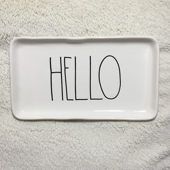 Rae Dunn | Kitchen | Rae Dunn Hello Ll Ceramic Tray Nwt | Poshmark